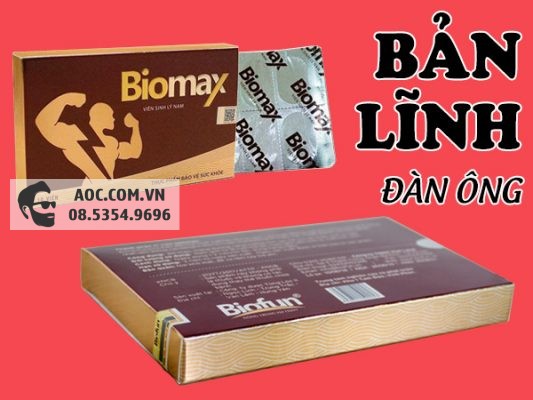 Thuốc Biomax tăng cường sinh lý phái mạnh có hiệu quả không? Giá bán?